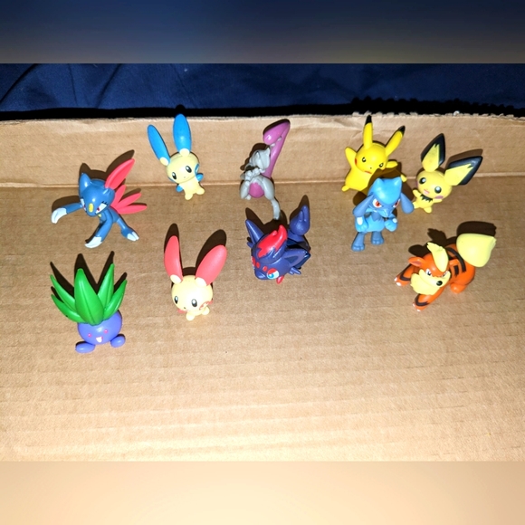 tomy | Toys | Pokemon Figures Pikachu Riolu Pichu | Poshmark